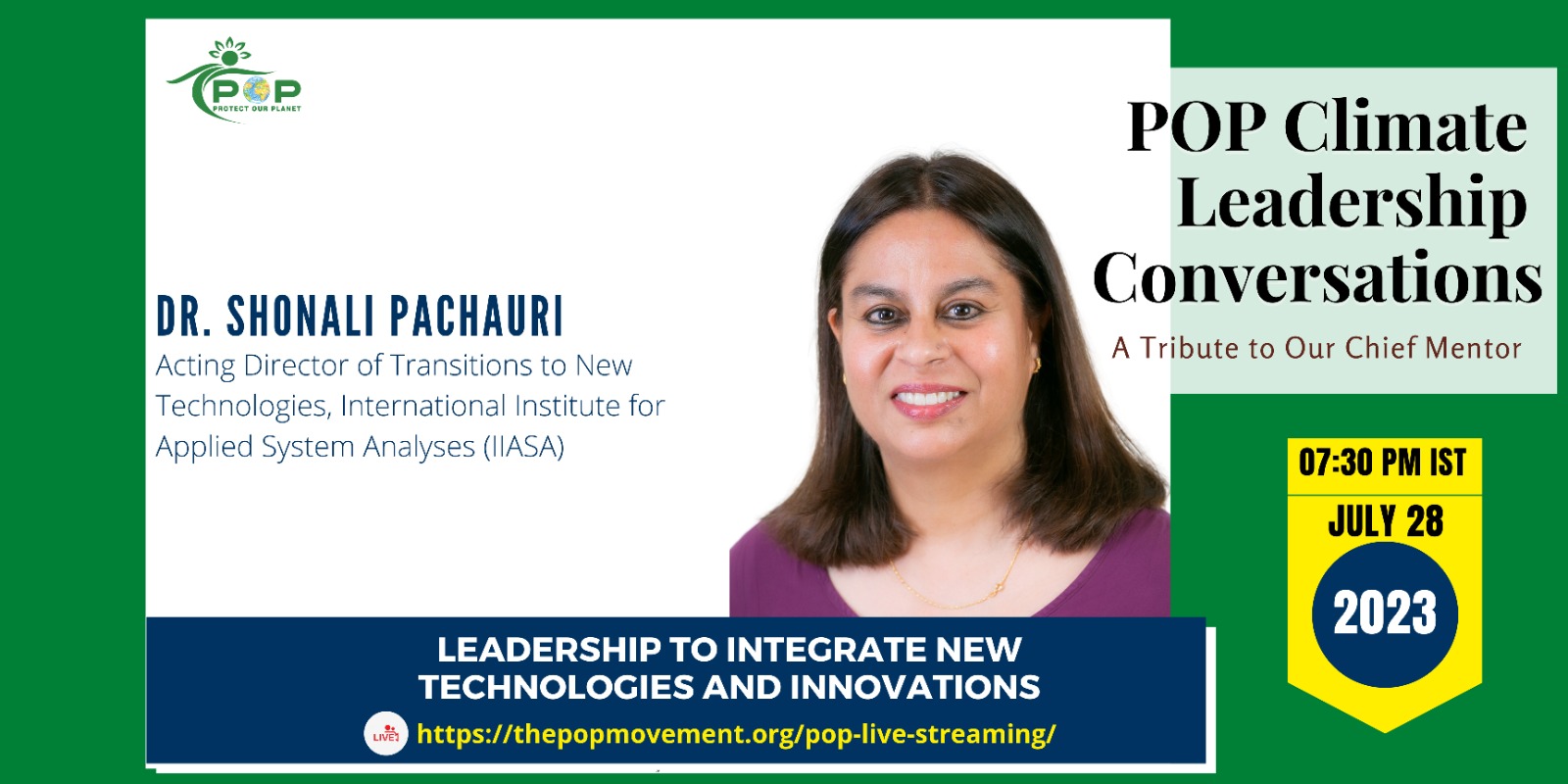 Leadership to integrate new technologies and innovations - The POP Movement